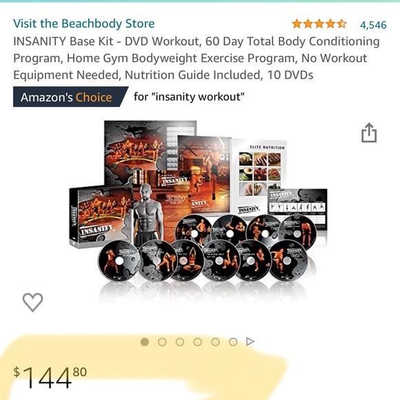 Media | New Insanity 6 Day Dvd Workout Base Kit | Poshmark